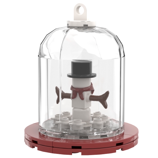 Snowman Ornament 2020 from BrickLink Studio [BrickLink]