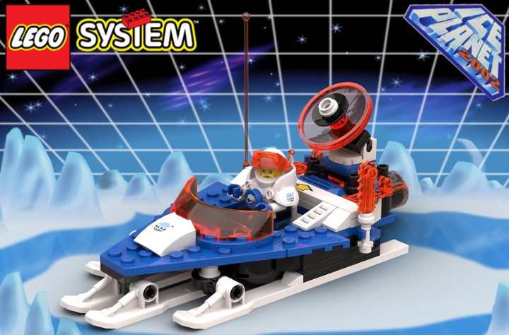 Ice Planet 2002 Redux: CELESTIAL SLED III from BrickLink Studio [BrickLink]