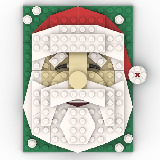 Santa from BrickLink Studio [BrickLink]