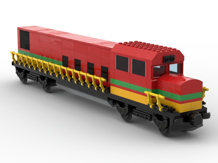 EMD GT22C-3M w/ Jacobs Bogie from BrickLink Studio [BrickLink]