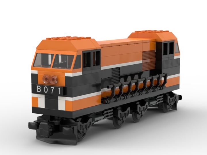 CIE 071 Class Locomotive [V 1.3] from BrickLink Studio [BrickLink]