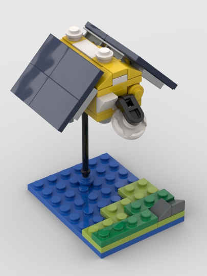 Sentinel 6 Option B Convex Dish from BrickLink Studio [BrickLink]