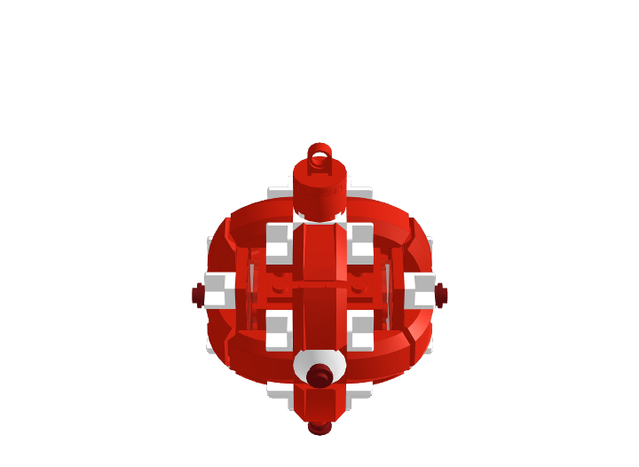 Red Rounded Cube from BrickLink Studio [BrickLink]