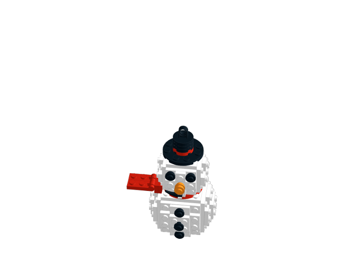 Snowman from BrickLink Studio [BrickLink]