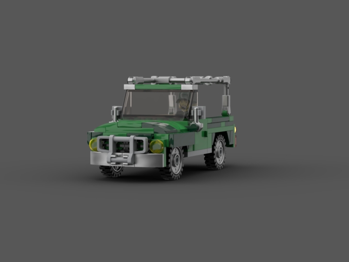 Military Jeep from BrickLink Studio [BrickLink]