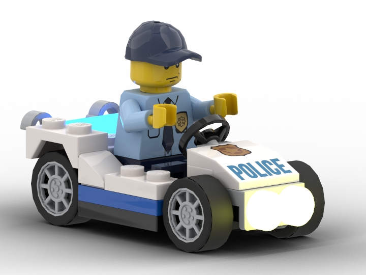 951907 Police Buggy from BrickLink Studio [BrickLink]