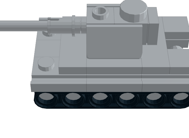 micro panzer 4 from BrickLink Studio [BrickLink]