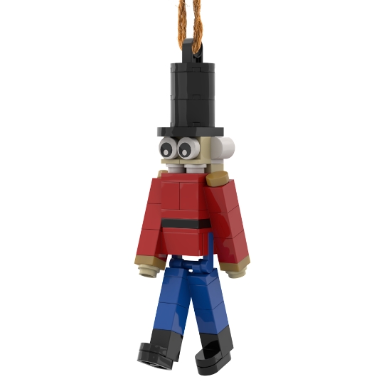 Nutcracker Ornament from BrickLink Studio [BrickLink]