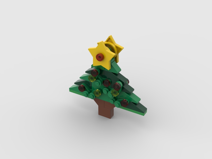Christmas Pine Tree from BrickLink Studio [BrickLink]