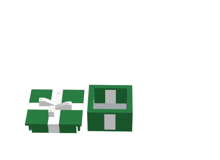 Present Box with lid from BrickLink Studio [BrickLink]