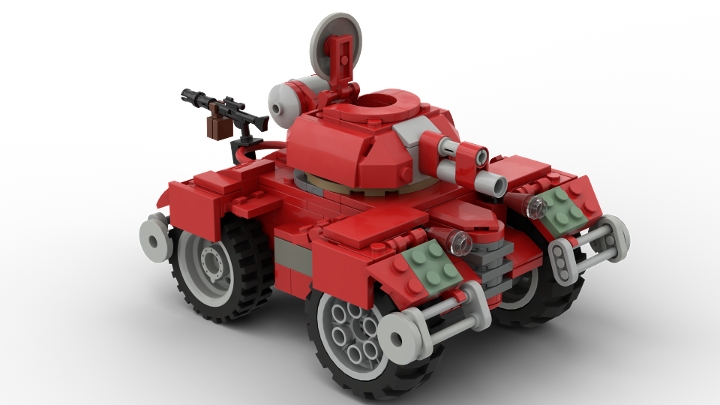 Battalion wars Tundra light tank from BrickLink Studio [BrickLink]