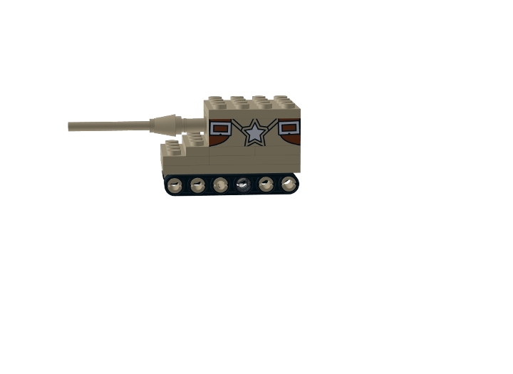 american desert tank ww2 from BrickLink Studio [BrickLink]