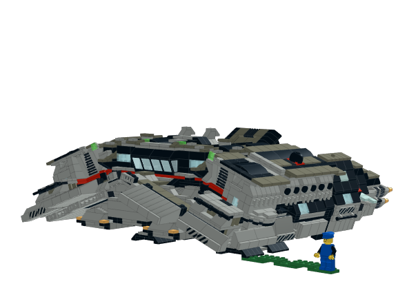 Massive Spaceship 2169 from BrickLink Studio [BrickLink]