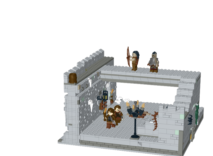 Ruined Castle from BrickLink Studio [BrickLink]
