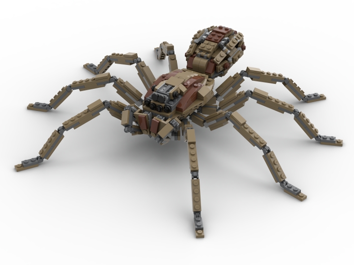 Wolf spider from BrickLink Studio [BrickLink]