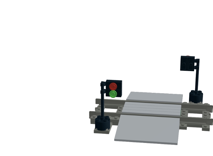 level crossing 1 from BrickLink Studio [BrickLink]