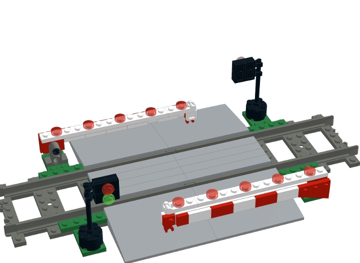 level crossing 2 from BrickLink Studio [BrickLink]