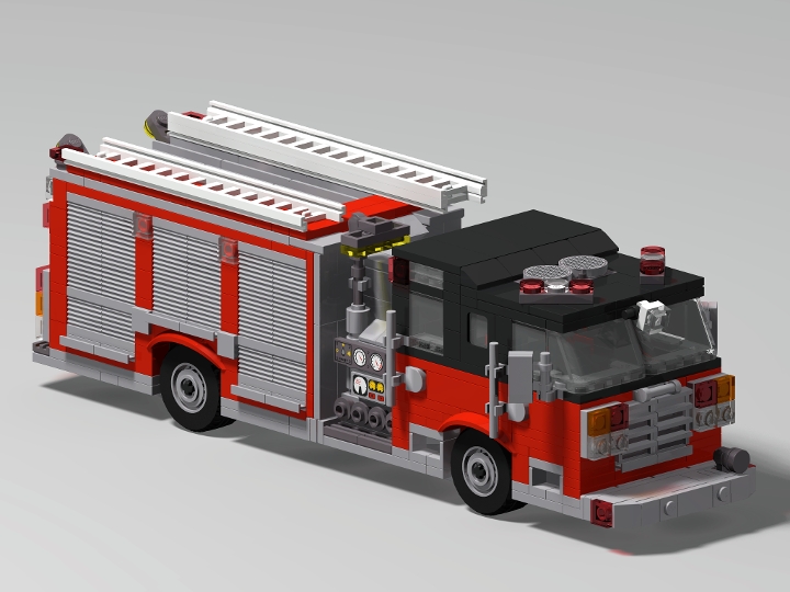 fire engine from BrickLink Studio [BrickLink]