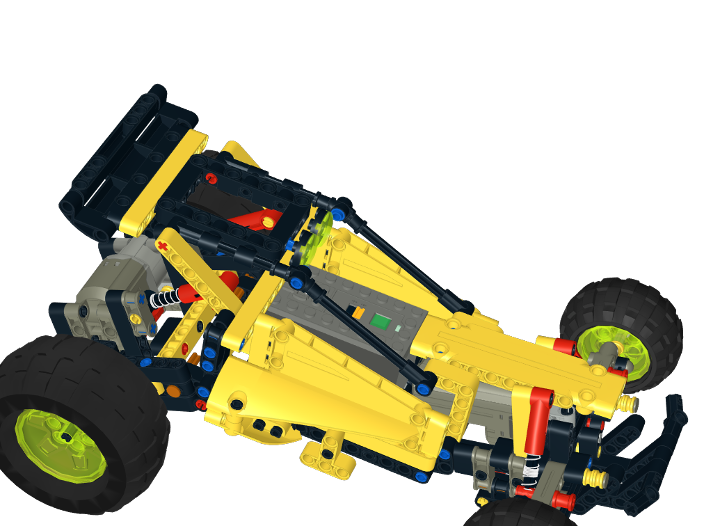 Buggy replica 42124 from BrickLink Studio [BrickLink]
