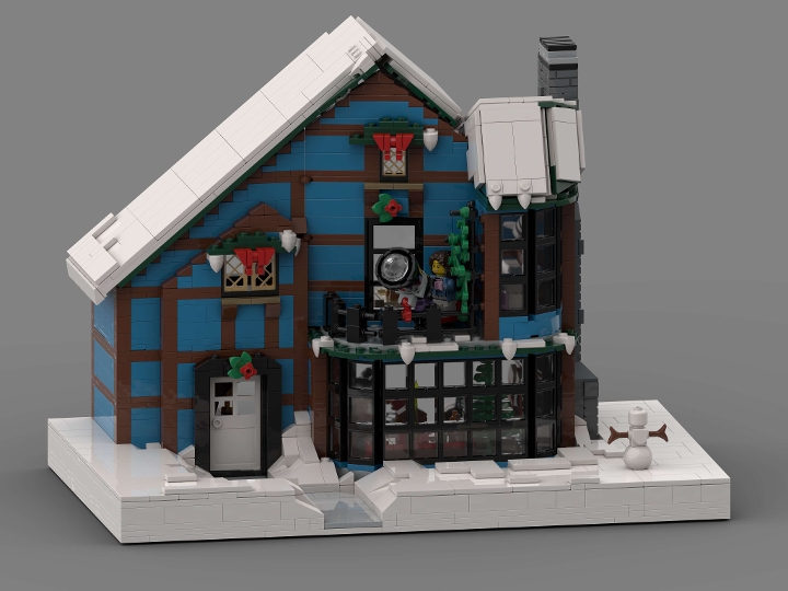 Winter House from BrickLink Studio [BrickLink]