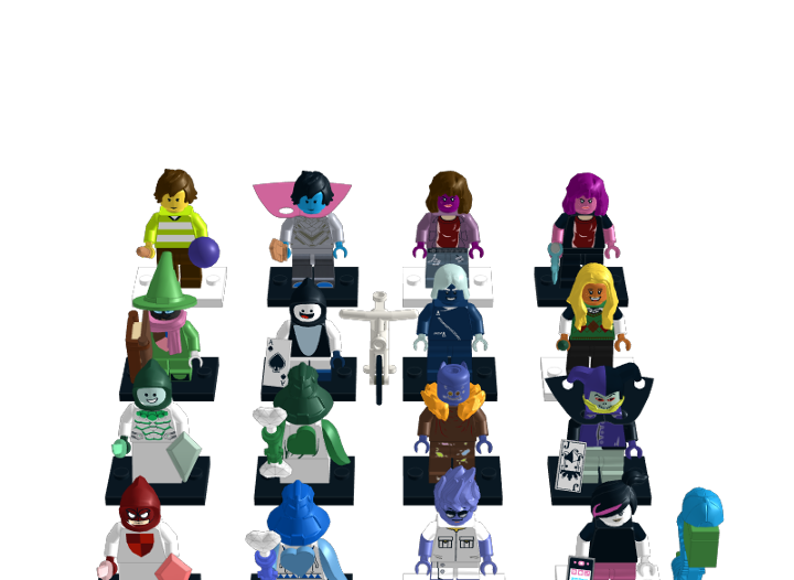 Série Deltarune from BrickLink Studio [BrickLink]