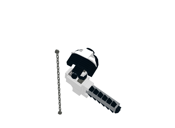 reaver chainsaw arm from BrickLink Studio [BrickLink]