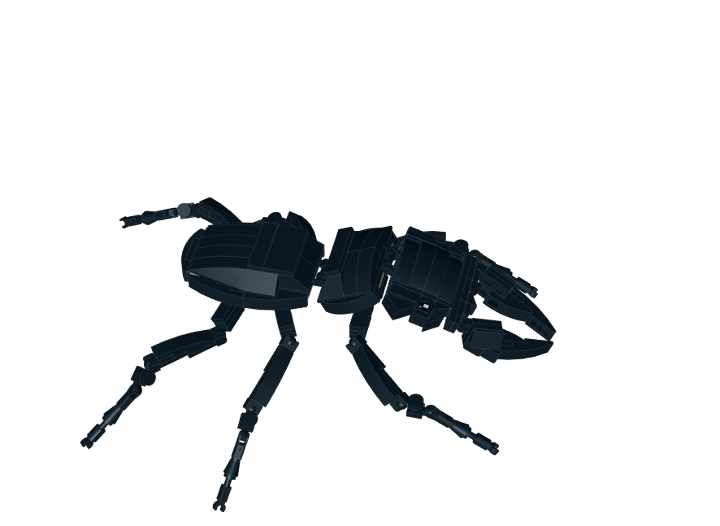 Regius Stag Beetle (Mesotopus Regius) from BrickLink Studio [BrickLink]