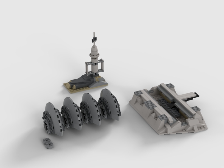 Hoth Shield Generator + Moisture Vaporator from BrickLink Studio ...