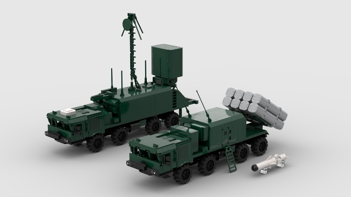 3K60 Bal/Bal-E (SSC-6 'Sennight') and Monolit-B radar from BrickLink ...
