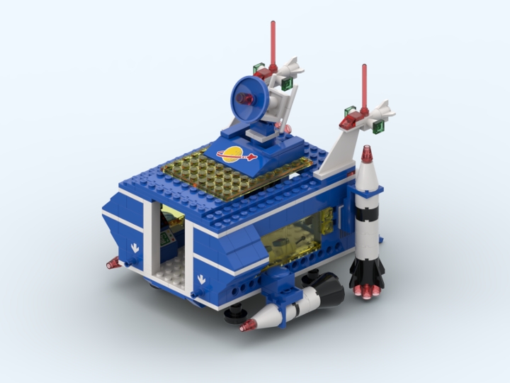 MOC 6985 Portable Rocket Launcher Module from BrickLink Studio [BrickLink]