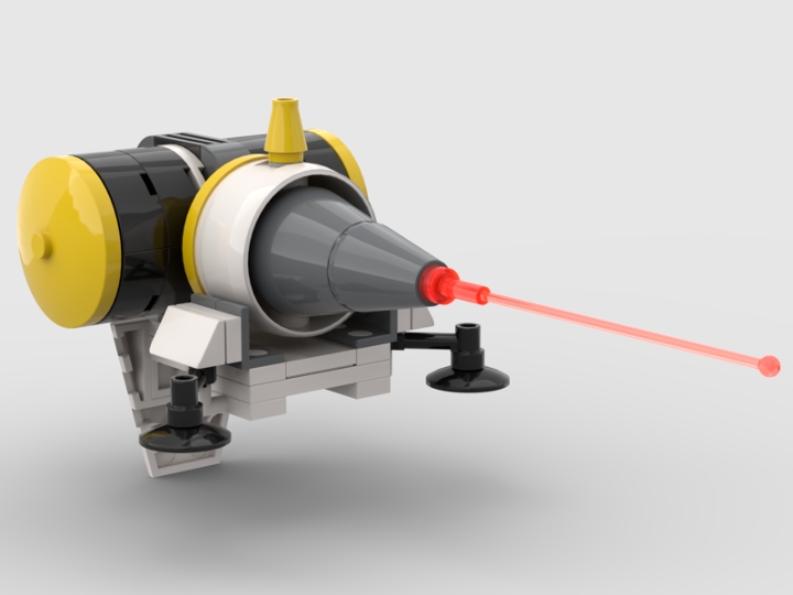 Lego Universe Avant Gardens Laser (yellow) from BrickLink Studio ...