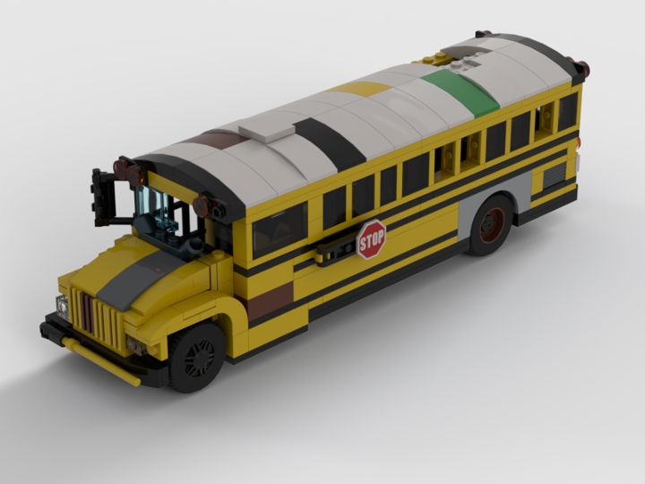 Apocalypse school Bus from BrickLink Studio [BrickLink]