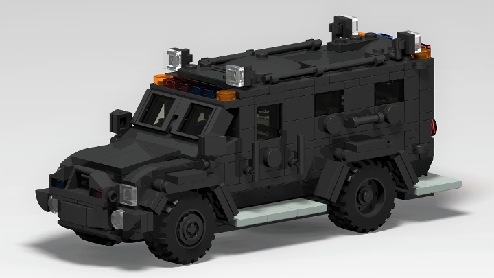 SWAT Armored Truck from BrickLink Studio [BrickLink]