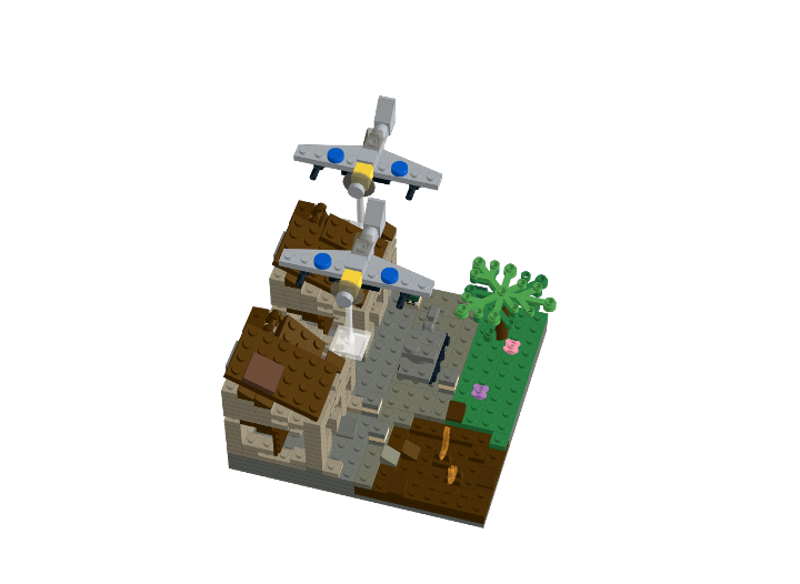 WW2 Micro MOC from BrickLink Studio [BrickLink]
