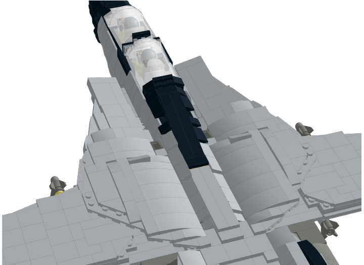 F-14 Tomcat navy from BrickLink Studio [BrickLink]