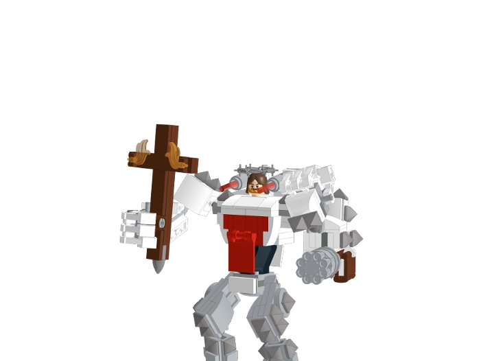 Jesus Mech from BrickLink Studio [BrickLink]