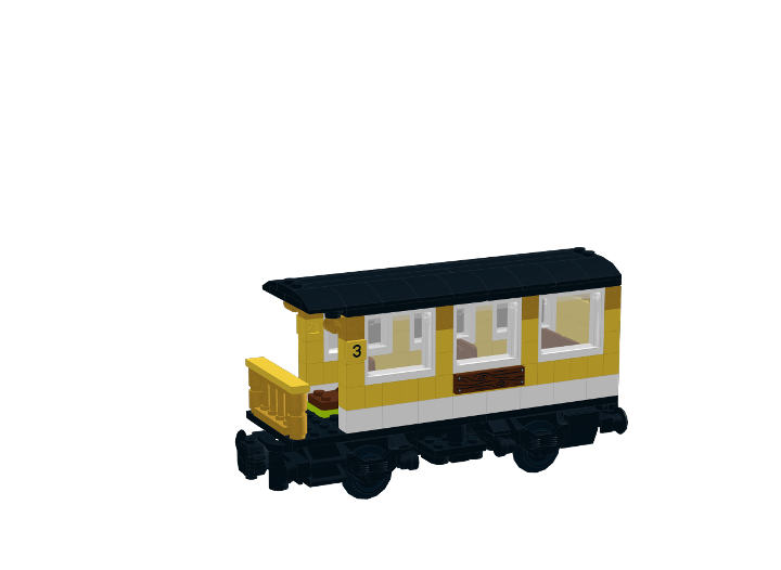 3rd class wagon from BrickLink Studio [BrickLink]