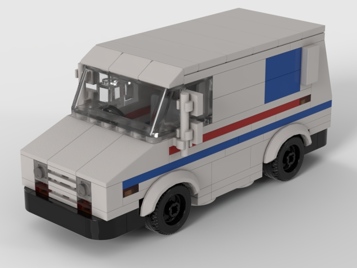 Mail Truck V2 from BrickLink Studio [BrickLink]