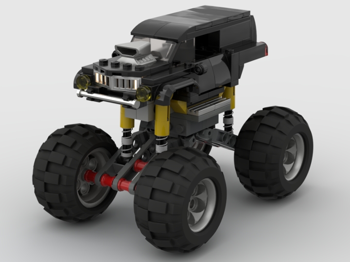 Monster Truck 3 from BrickLink Studio [BrickLink]