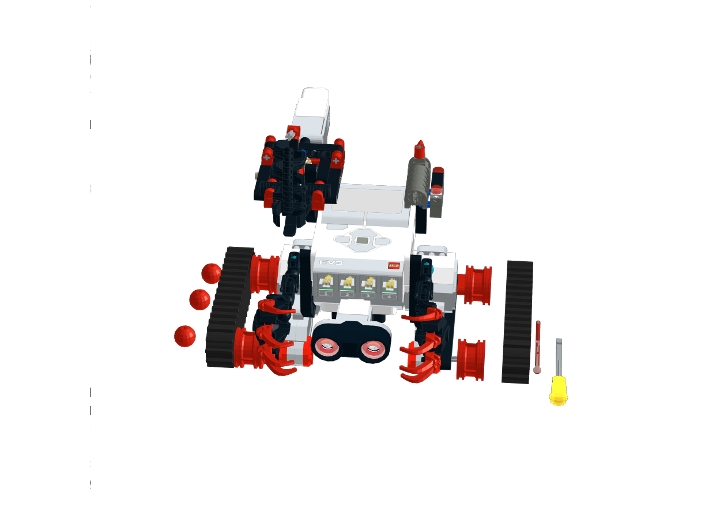 ruby rhino from BrickLink Studio [BrickLink]