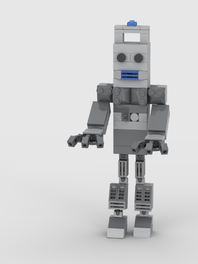 Cyberman from BrickLink Studio [BrickLink]