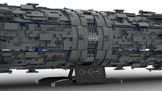 Spacing Guild Heighliner from BrickLink Studio [BrickLink]