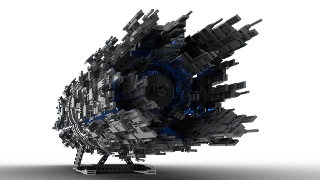 Spacing Guild Heighliner from BrickLink Studio [BrickLink]