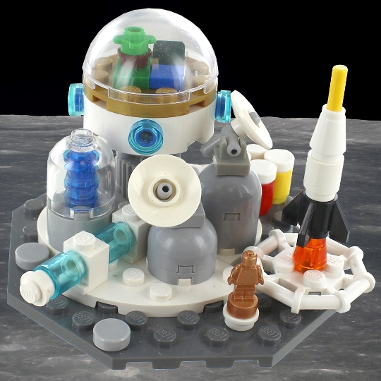 Micro Moonbase from BrickLink Studio [BrickLink]