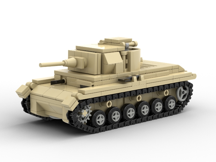 Panzer III ausf.e dak from BrickLink Studio [BrickLink]