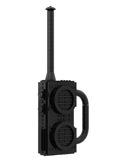 Minifig Radio - Full Size from BrickLink Studio [BrickLink]