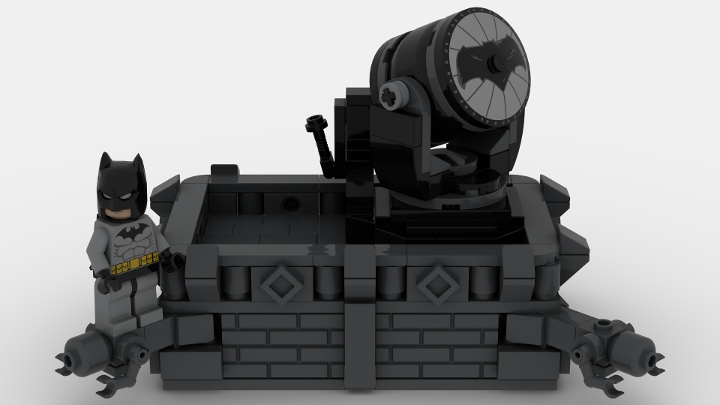 Batman and the Bat-Signal from BrickLink Studio [BrickLink]