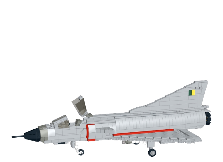 Dassault Mirage IIIC from BrickLink Studio [BrickLink]
