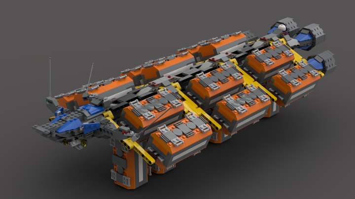 Nekemte-class heavy freighter from BrickLink Studio [BrickLink]
