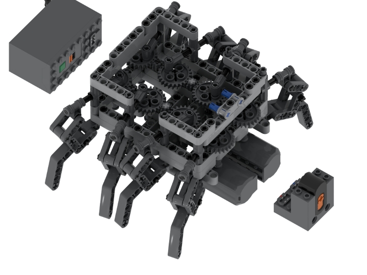 Walking Technic Spider from BrickLink Studio [BrickLink]